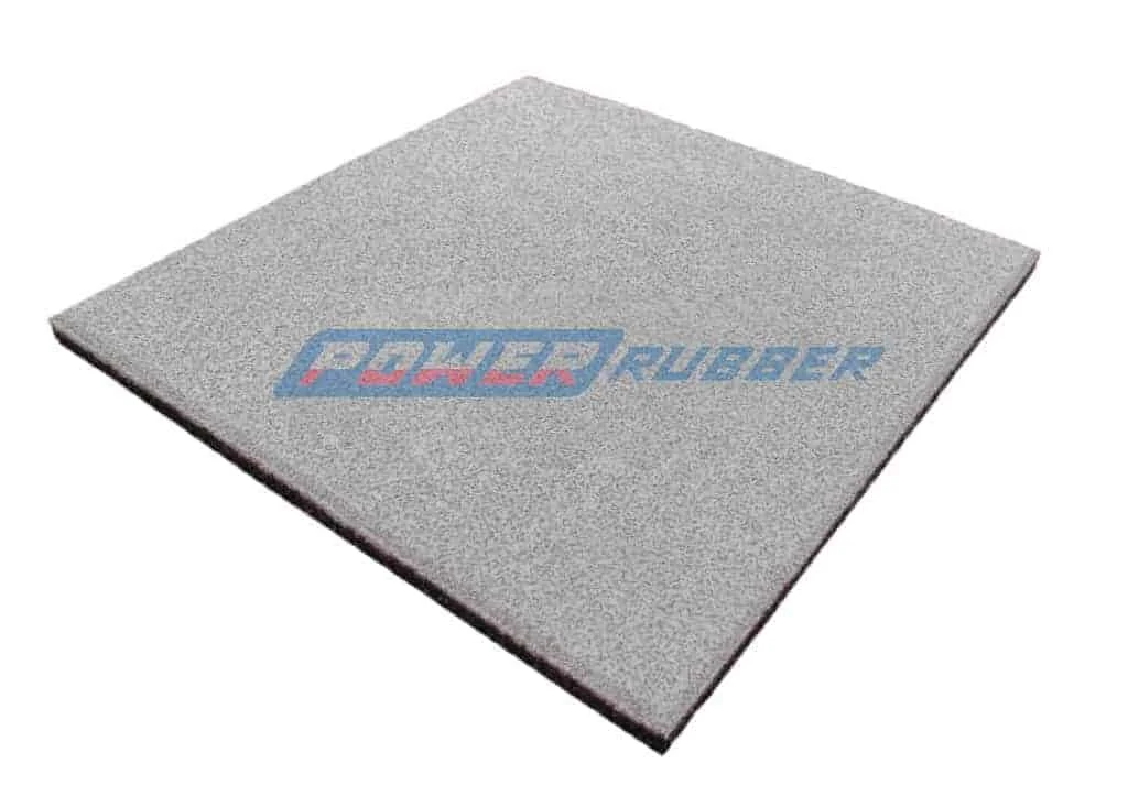 Light Gray Playground Mat - Power Rubber