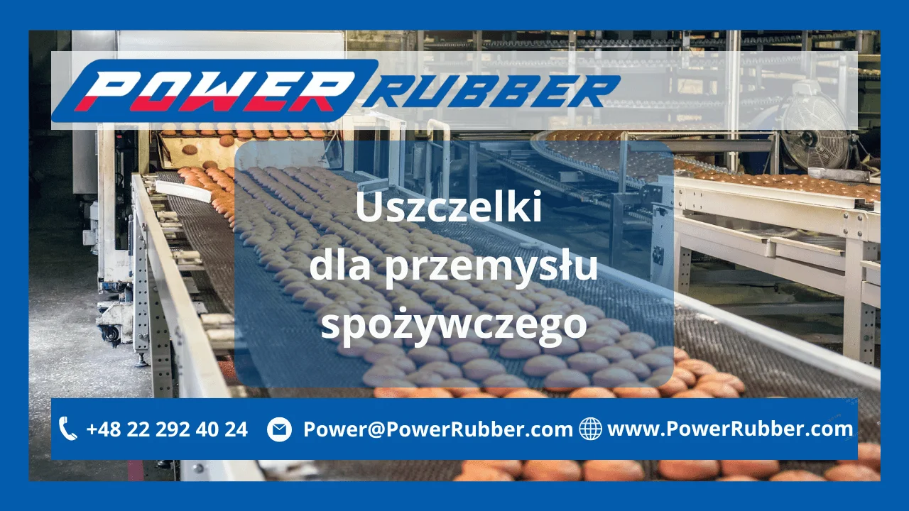 Uszczelki dla przemysłu spożywczego - Czym są i dlaczego je wybrać? - Power Rubber
