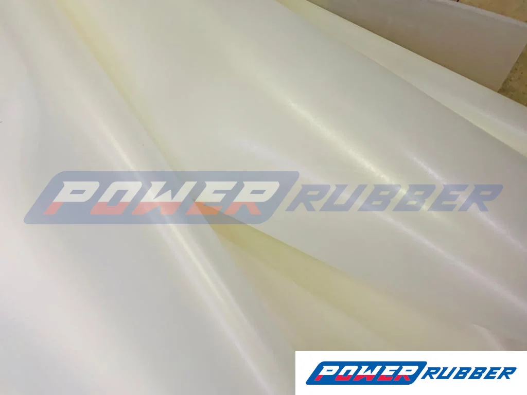 Transparent silicone sheet - Power Rubber