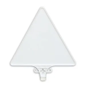 Plastic warning post sign - Power Rubber